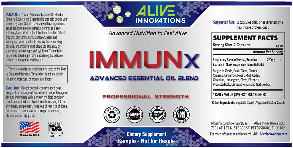 IMMUNX | IMMUNE BOOST | Advanced Essential Oil Blend – Alive Innovations