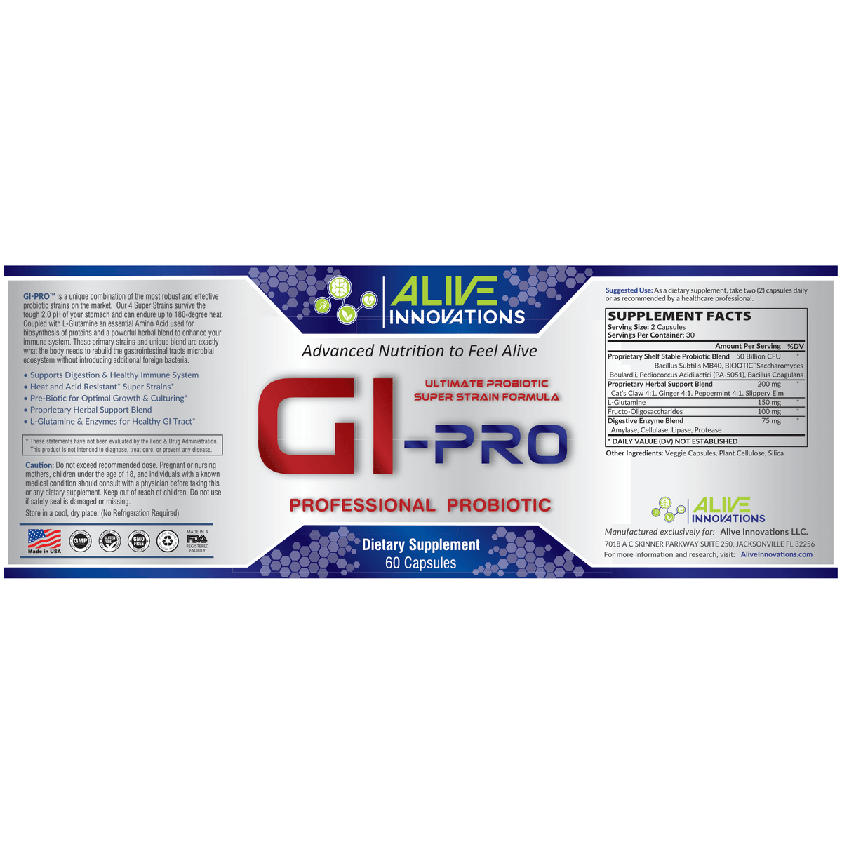 GI-PRO | Herbal Blend to Enhance your Immune System – Alive Innovations